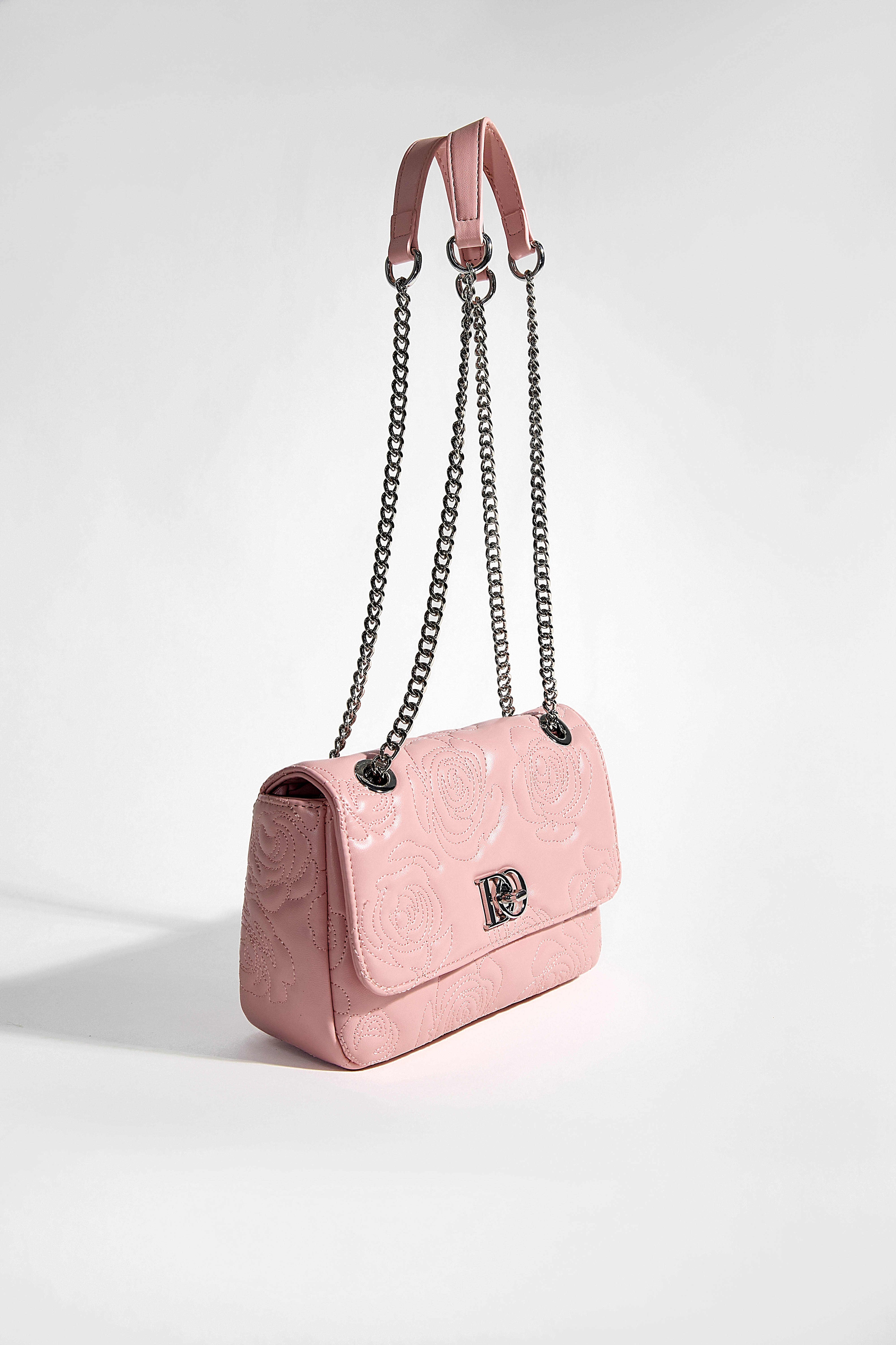 Túi Xách Tay - Rose Flap Chain Leather Bag