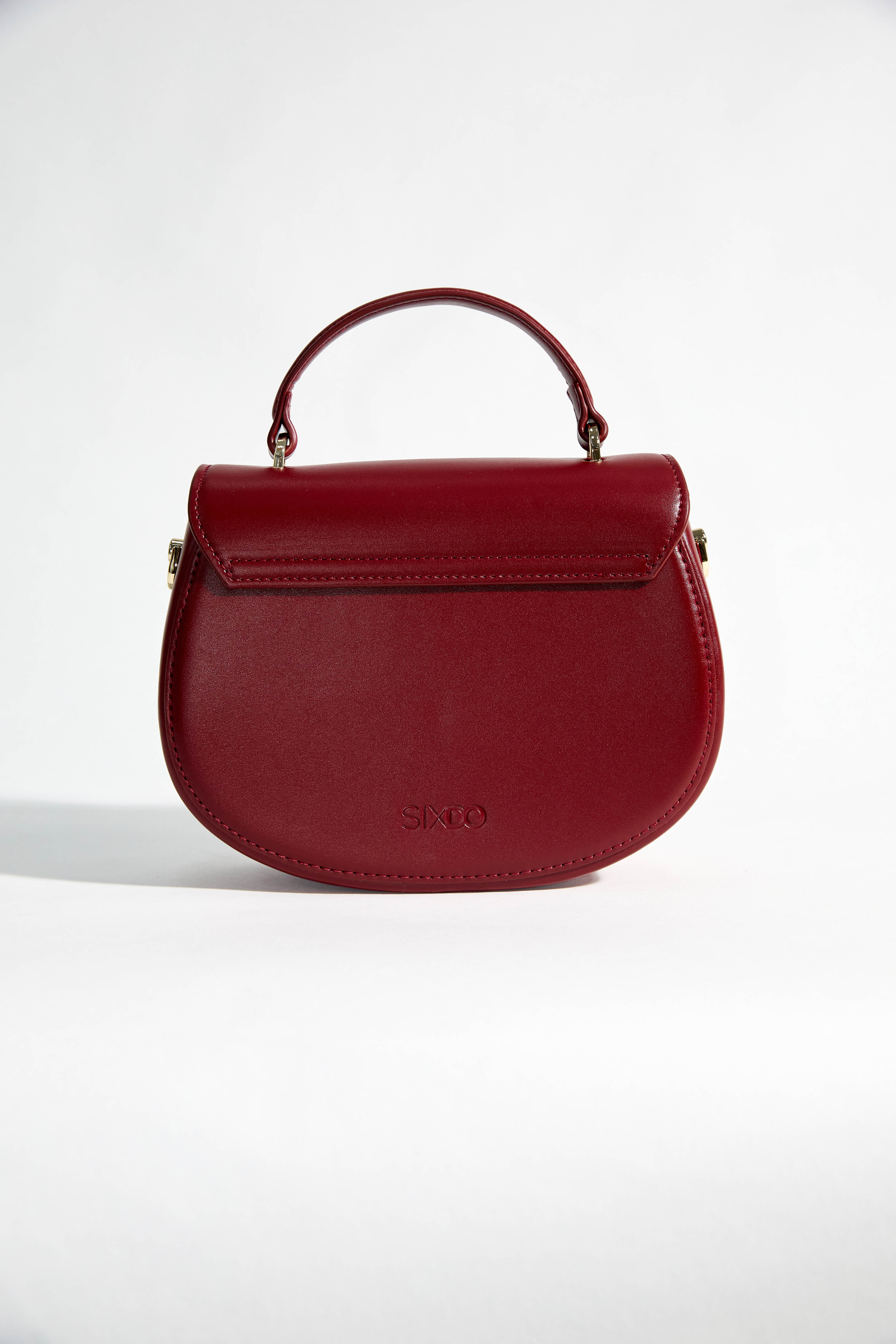 Túi Xách Tay - Leather Rounded Base Bag